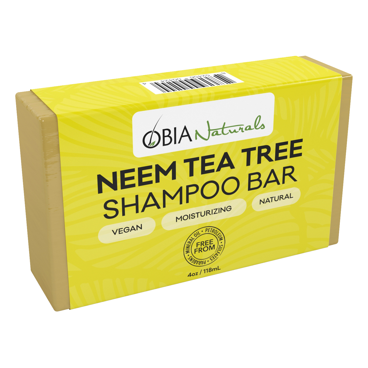 Neem Tea Tree Shampoo Bar | OBIA Naturals